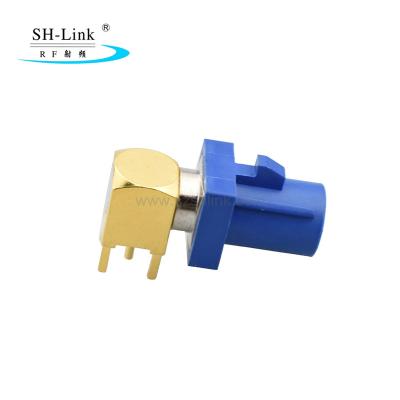 China RA Fakra SMB C code male PCB mount RF connector for sale