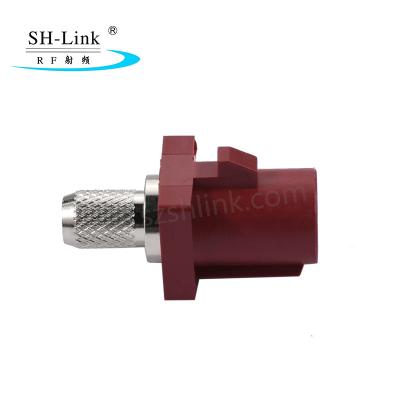 China Fakra SMB male connector crimp for Bluetooth GPS tracking device,navigation devices for sale