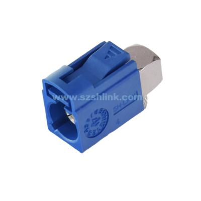 China Fakra SMB C 5005 jack 90 angle connector RG316 RG174 ~ GPS Telematics Navigation for sale