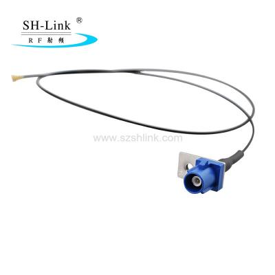 China Fakra C type female to UFL with 1.13 cable Jumper cable for sale