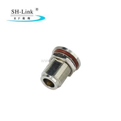 China RF coaxial straight N type female waterproof IP67 connector for 1.37 cable for sale