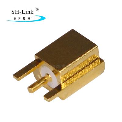 China High quality brass MMCX Female Jack Coaxial Connector for PCB for sale
