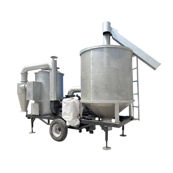 Quality Diesel Mobile Paddy Dryer Machine Recirculating Small Batch Grain Dryer for sale
