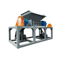 Quality 11kw Rubber Waste Tyre Shredder Machine Price 0.8-1.2t/h Capacity for sale