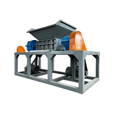China Shearing Blade 220V Twin Shaft Shredder Machine Customised ZQ350 Reducer for sale