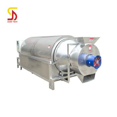 China Kleine roterende droger van roestvrij staal Cassava Fruit and Vegetable Rotary Drum Dryer voor biologische meststoffen Te koop