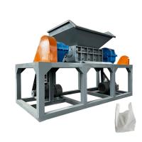 Quality Bag Bottle Barrel Card Plastic Waste Shredder Machine 11KW Twin Shaft for sale