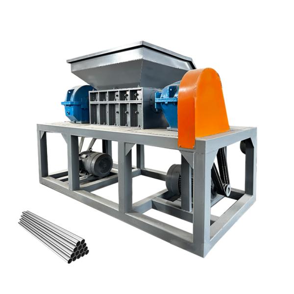 Quality Copper Wire Scrap Iron Shredders Cylindrical Two Shaft Shredder Equipment for sale