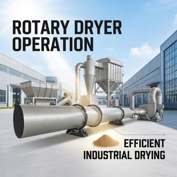 Quality Mineral Steel Starch Residue Dryer Compost Feed Rotary Dryer Easy to operate for sale