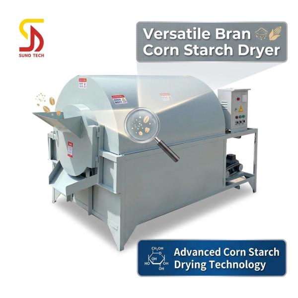 Quality ZQ400 River Sand Mini Rotary Drum Dryer Rice Bran Corn Bran Corn Starch Rotary Dryer Machine for sale