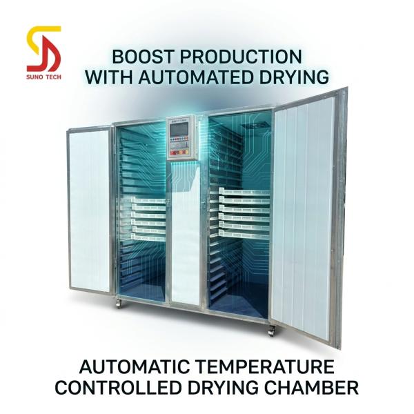 Quality High Efficiency Automatic Industrial Drying Oven Manufacturers Bread And Fruit Banana Drying Chamber for sale