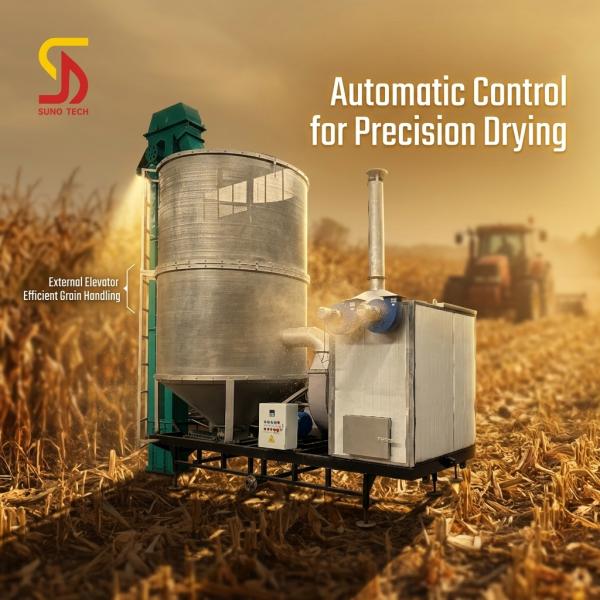 Quality New 50t/d Corn Mobile Grain Dryer Grain Dryer External Elevator Agricultural Automatic Wheat Corn Grain Dryer for sale