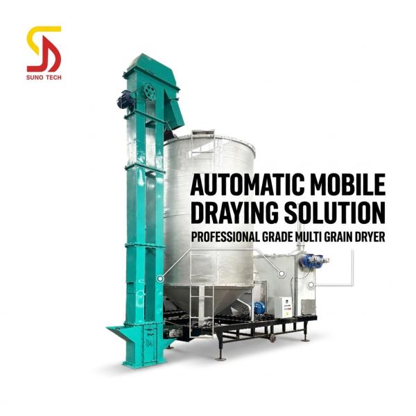 Quality New Mobile Grain Dryer Corn Paddy Rice Grain Agricultural Automatic Wheat Corn Grain Dryer for sale