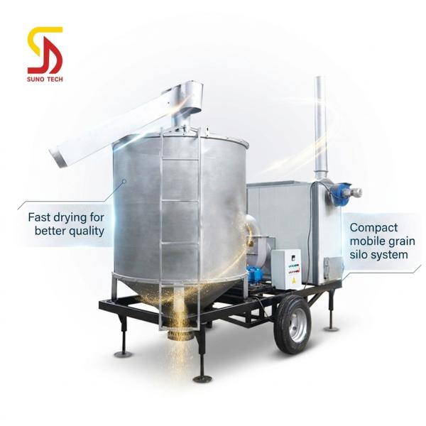Quality New 30t/D Mini Rice Corn Maize Dryer Machine Wheat Grain Silo Grain Dryer for sale