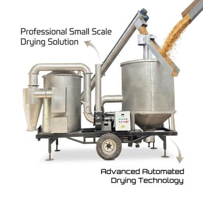China 10t/D Efficient Small Scale Grain Dryer Φ1500mm Silo Diameter for sale