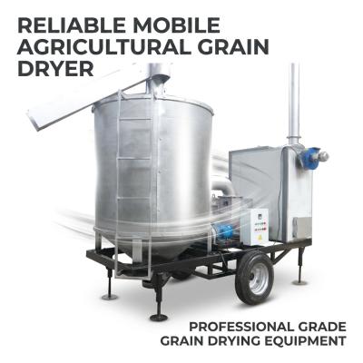 China Multifunctional Mobile Mini Grain Dryer Wheat Corn Small Grain Dryer Machine for sale