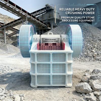 China PE400x600 Jaw Crusher Machine with 400×600mm Feed Opening 250r/min Rotational Speed and 50-180 t/h Output Capacity for Stone Crushing for sale