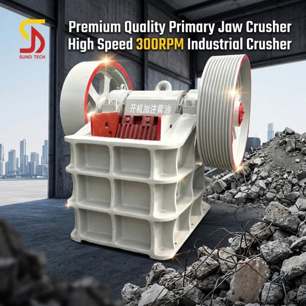 Quality SUNO Jaw Crusher Machine Big Capacity 300r/Min For Basalt Limestone Gold Ore for sale
