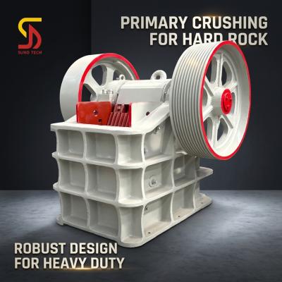 China Low Power Consumption Stationary Jaw Crusher Machine Primary Limestone Hard Rock Gold Ore for sale