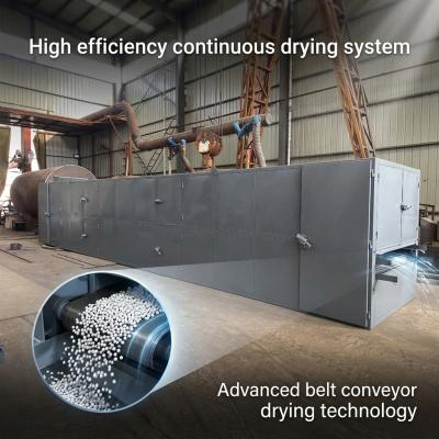 China High Productivity Continuous Belt Dryer for Energy Saving and Eco-Friendly Solid Waste Treatment for sale