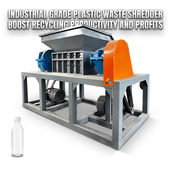 Quality Multifunctional Waste Recycling Plastic Bottle Shredder Big Plastic Film Shredder Machine for sale