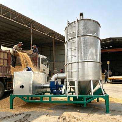 China High Capacity 50t/d Industrial Grain Dryer Wheat Mobile Grain Dryer Machine Mobile Grain Dryer Machine Gas for sale