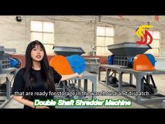 recycle scrap metal shredder machine drum scrap iron shredder double shaft  zq350 0.5 t/h