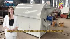 Automatic Drying and Dehydrating Machine for Cocoa Beans Coffee Beans Pepper Rotary Drum Dryer