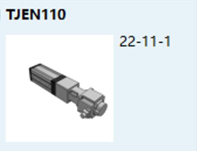 China TJEN110 Cilindro elétrico linear / dobrável programável à venda