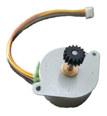 China 28mm PM Stepper Motor DC 12V 4 Phase 5 Wire Stepper Motor Geared for sale