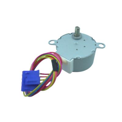중국 12V 4상 영구 자석 스테퍼 모터, 7.5° 스텝 각도, 선풍기 흔들림 및 가전제품용 판매용