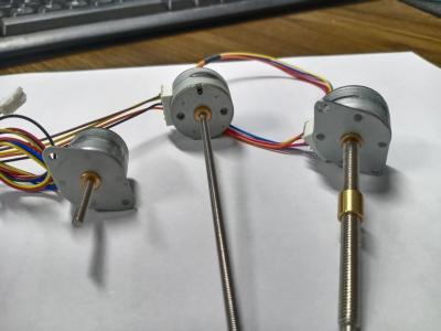 China Mini Linear Stage Actuator Small Slide Rail Screw Stepper Motor Stepper Motor with LeadScrew for sale