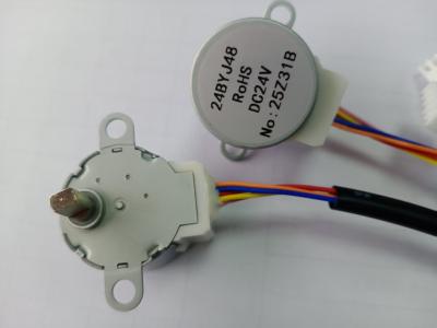 China 5.625° Step Angle Permanent Magnet Stepper Motor with Low Noise (40 dB) and High Temperature Resistance (140°C) for sale