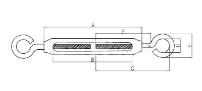 China Mining Industry Needs Heavy Duty Wire Customized Korean Type Turnbuckles for sale