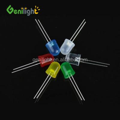 China 5mm Round Diode Genilight 8mm F8 LED Standard Transparent Electronic Components for sale