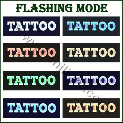 China LED Tattoo Piercing Neon Open Sign with Design Rectangle Shape and Epoxy Resin Material for sale