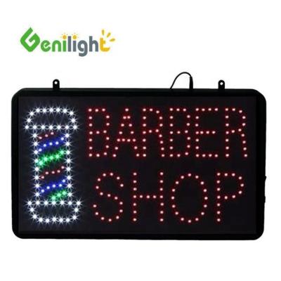 중국 Genilight 실내 LED 미용실 표지판 전력 절약 추격 및 이동 기능 56*33cm 판매용