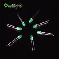 China 3mm LED Light Bulb Emitting Diode Green for Stable and Consistent Performance for sale