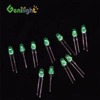 China 3mm LED Light Bulb Emitting Diode Green for Stable and Consistent Performance for sale