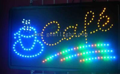 China Efficiently Promote Your Cafe Catering Business with OPEN Neon Board and Animation for sale