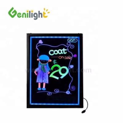 China Rectangle Genilight Erasable and Re-write LED Writing Boards with Affordable Prices for sale