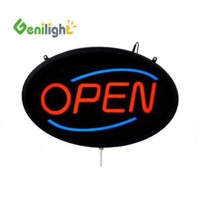 China Custom Easy Hanging LED Lights Flex Neon Sign OPEN for Adverting Pixel Pitch Resolution for sale