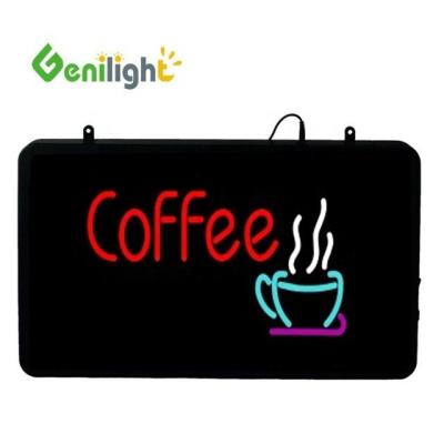 Cina Sicurezza di tensione LED Coffee Donuts Shop Sign Genilight Indoor 22*13inch con funzione SDK in vendita