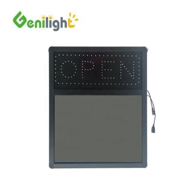 China Rectangle LED Open Sign Neon Glow Signs For Shop Window Led Sign Led Writing Board Custom Durable for sale