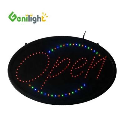 China ODM Custom Oval Led OPEN Light Neon Sign with High Resolution for sale