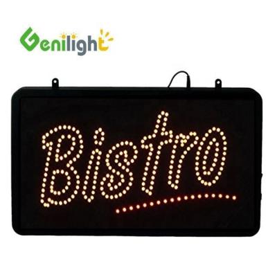 China Customized 22*13inch LED Neon Sign for Unlocked Store Genilight Epoxy Resin Material for sale