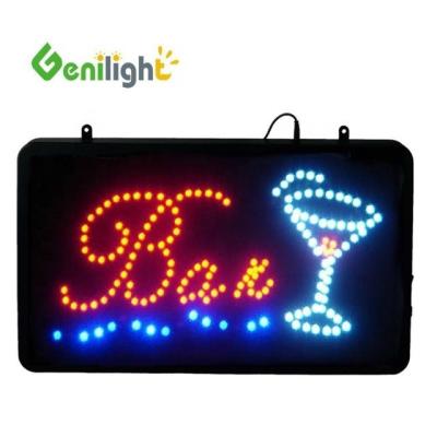 China Get Your Own Custom Cocktails and Parrot Neon Light Sign with Screen Dimension 53*45 cm for sale