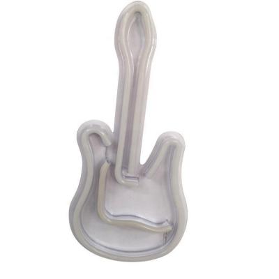 China Powered Dimmable on/off Switch 3D Guitar Neon Sign for Music Studio Customized Design for sale