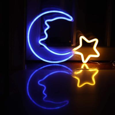 Cina Luce LED Luna Stella Neon per decorazioni di festival Durata di vita 50000 ore Consumo di energia 1 in vendita