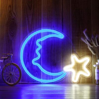 中国 LED 月星ネオン灯 祭りの装飾用 寿命 50000 時間 消費電源 1 販売のため